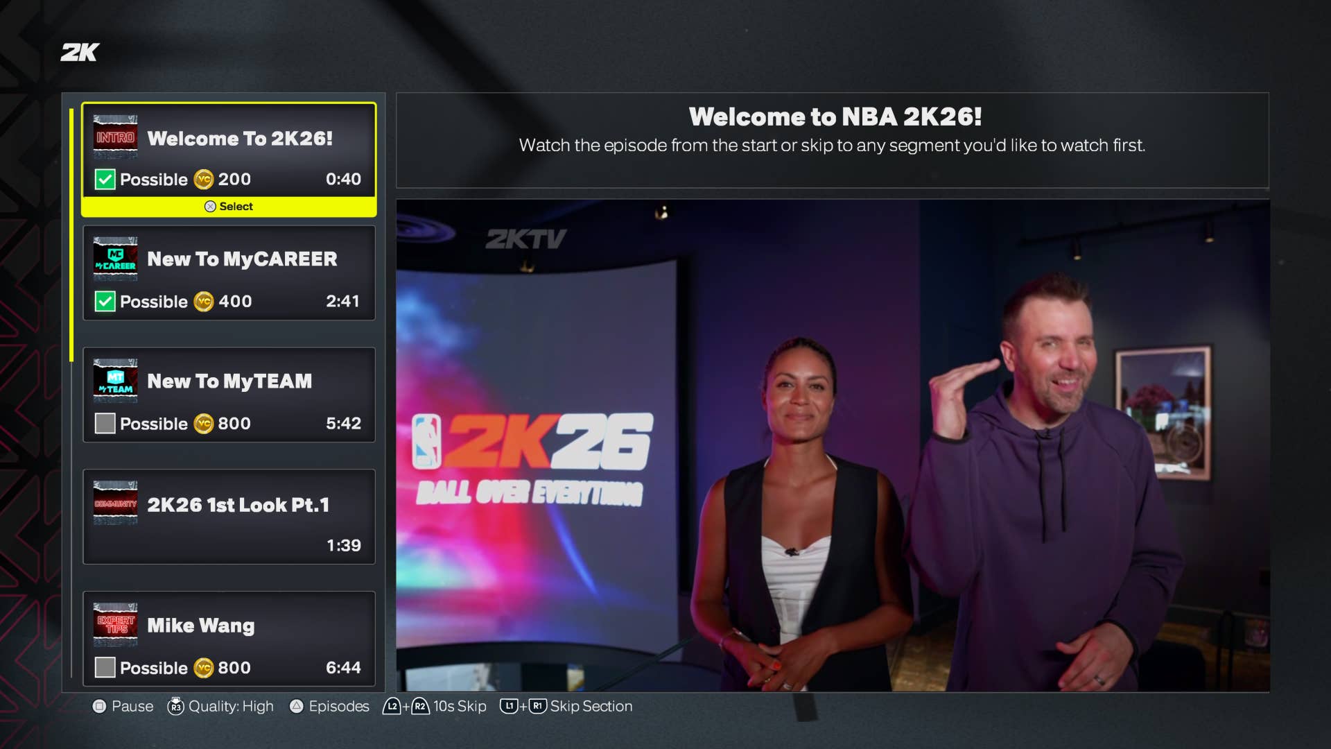 NBA 2K26 2KTV Season 12 Episode 1 Answers - GameDaily