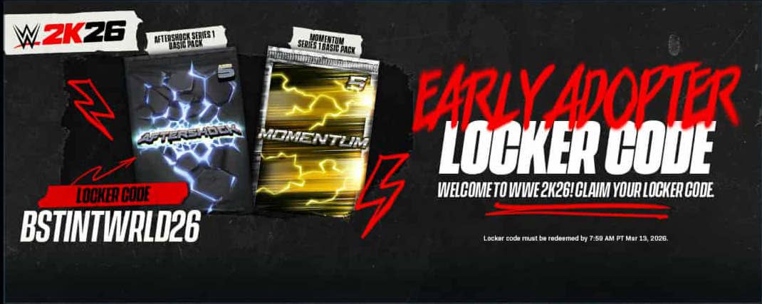 WWE 2K26 Locker Codes - GameDaily