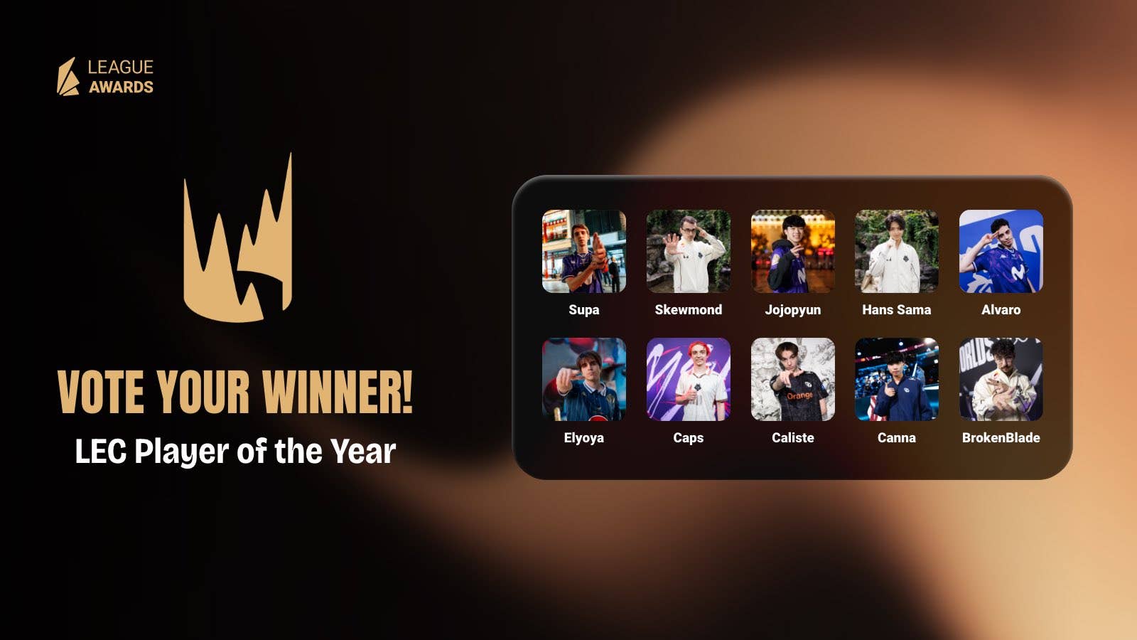 Caps Wins LEC Player of the Year at League Awards 2025 - GameDaily
