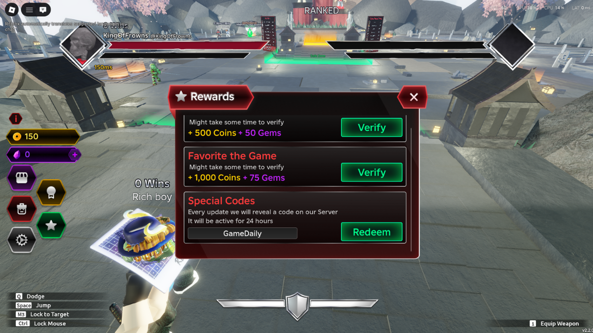 Dueling Grounds Codes (December 2025) - GameDaily