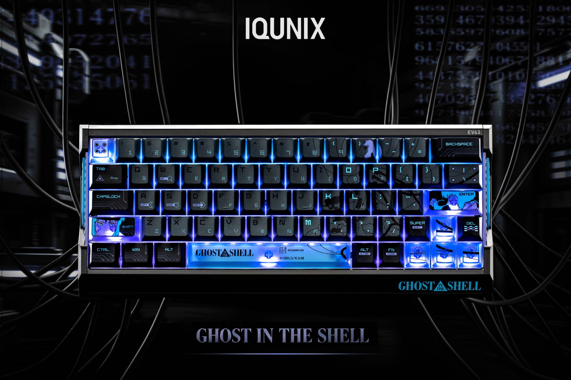 IQUNIX EV63 Ghost in the Shell Edition Review – Premium Cyberpunk ...