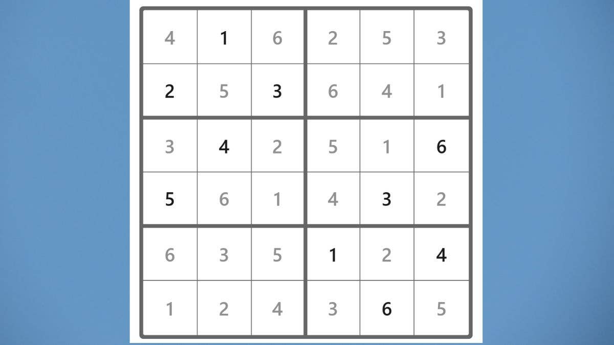 Today’s Mini Sudoku #306 LinkedIn Answer (June 13, 2026) - GameDaily