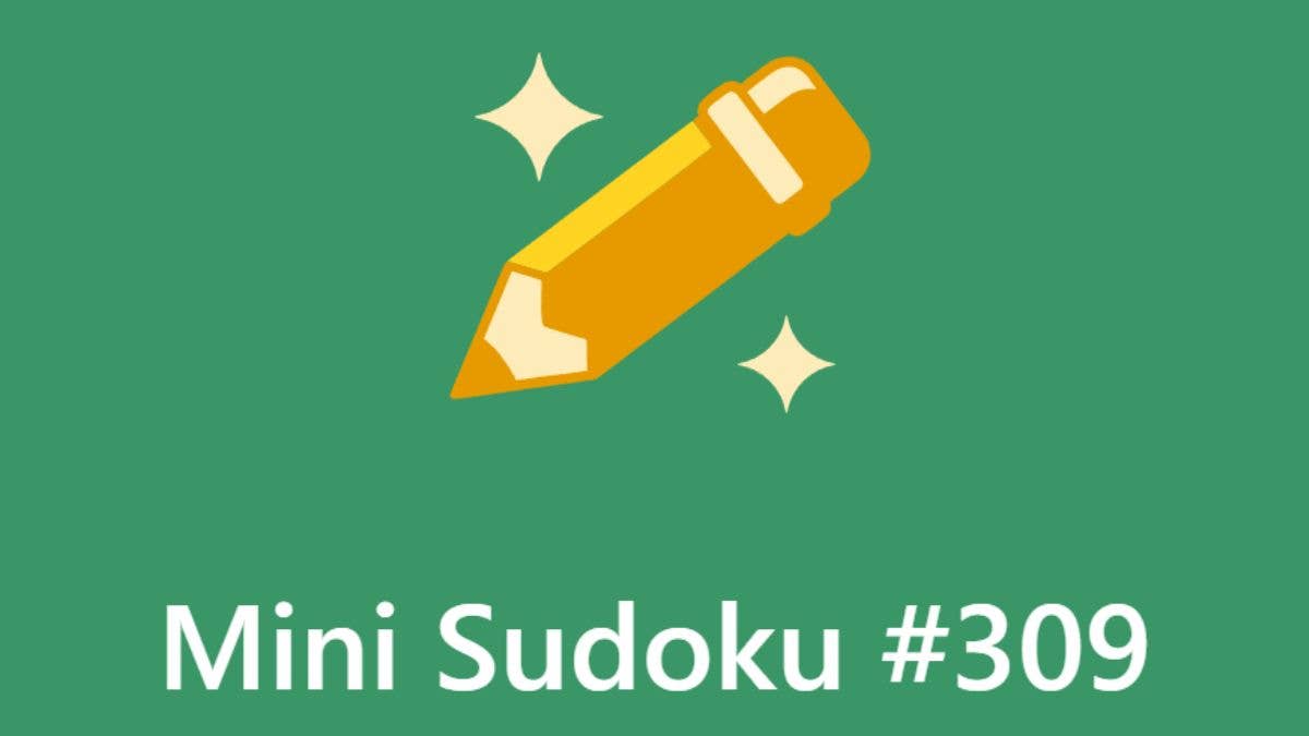 Today’s Mini Sudoku #309 LinkedIn Answer (June 16, 2026) - GameDaily