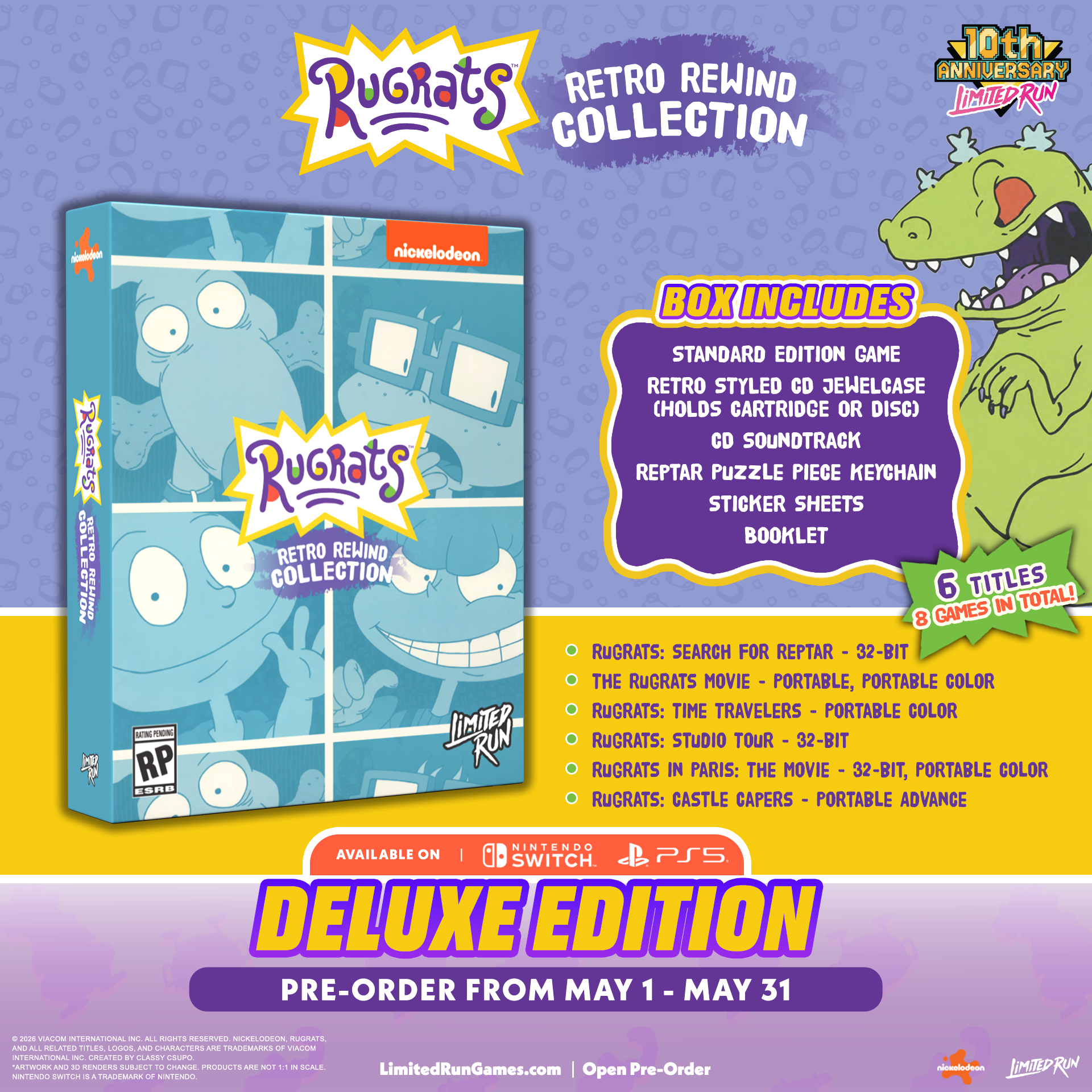 Rugrats: Retro Rewind Collection Brings Six Classic Games to Switch and ...