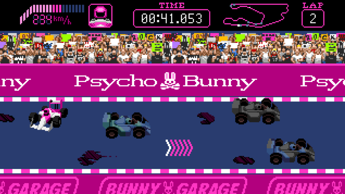 If You're at F1 Miami This Weekend, Psycho Bunny Has a Pixel Art Game ...