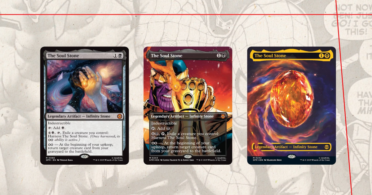 Soul Stone Revealed as Part of Magic: The Gathering x Spider-Man ...