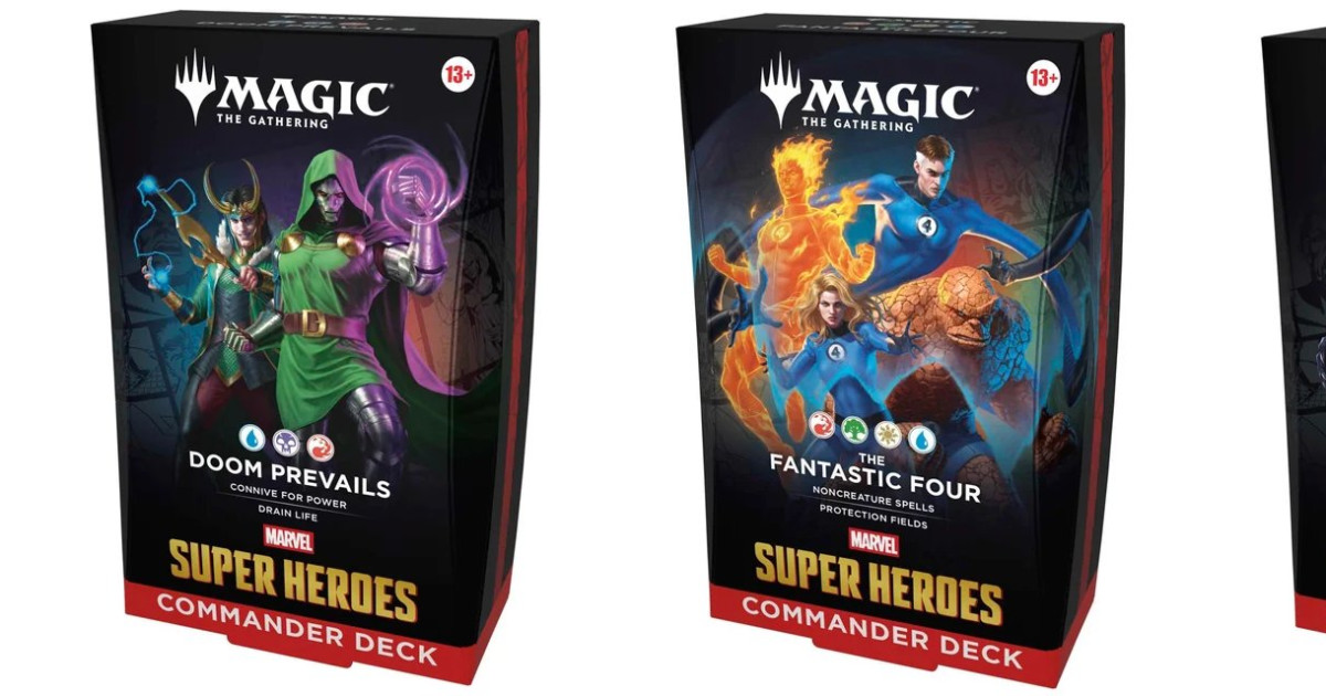 Marvel Super Heroes Commander Precons Revealed - GameDaily
