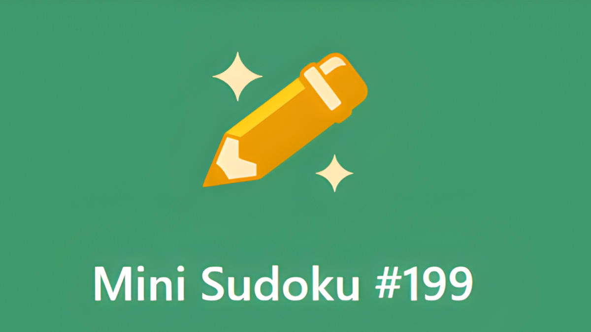 Today’s Mini Sudoku #199 LinkedIn Answer (February 26, 2026) - GameDaily