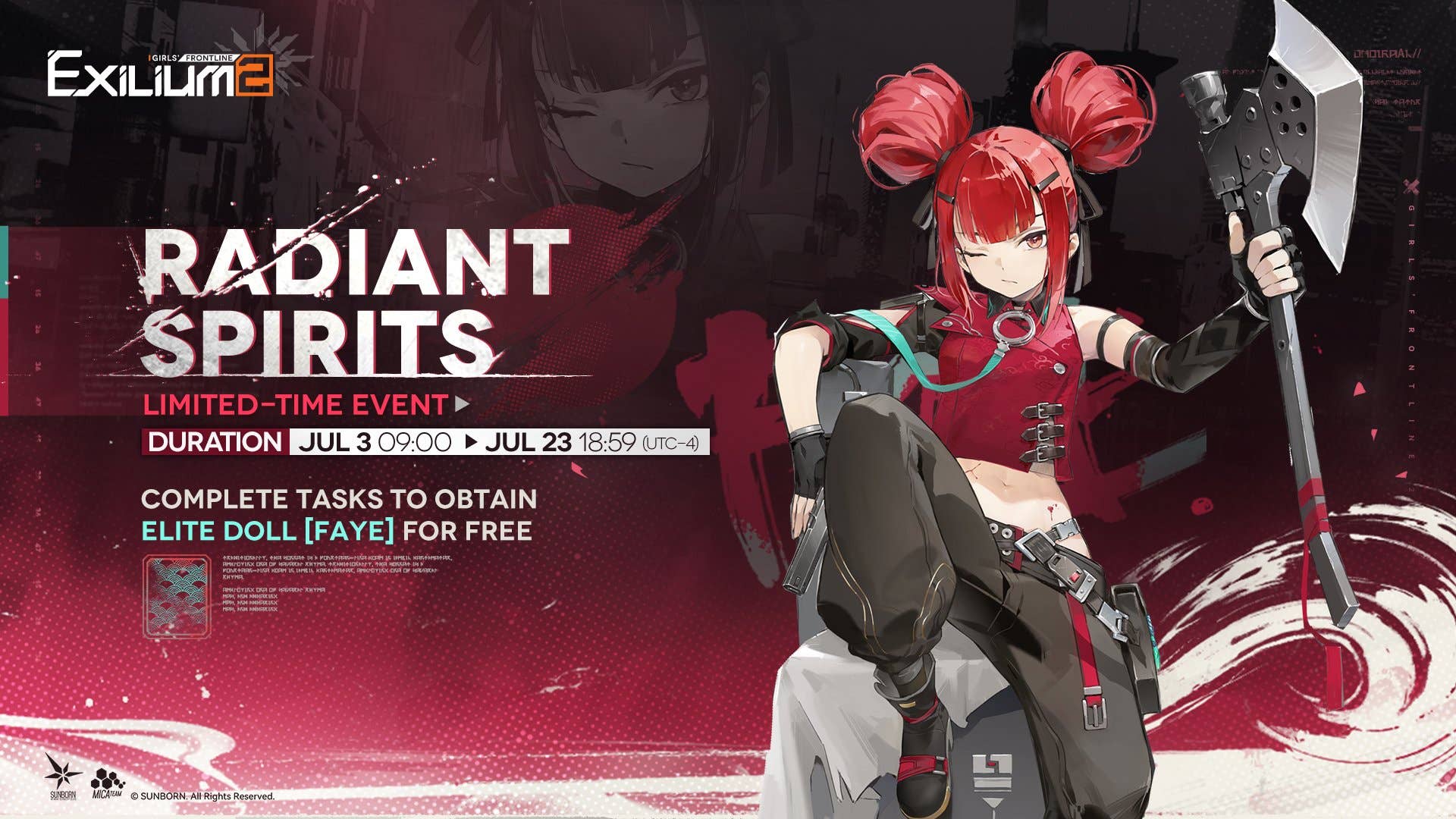 Faye Arrives In Girls’ Frontline 2: Exilium As A Free SSR Event Unit ...