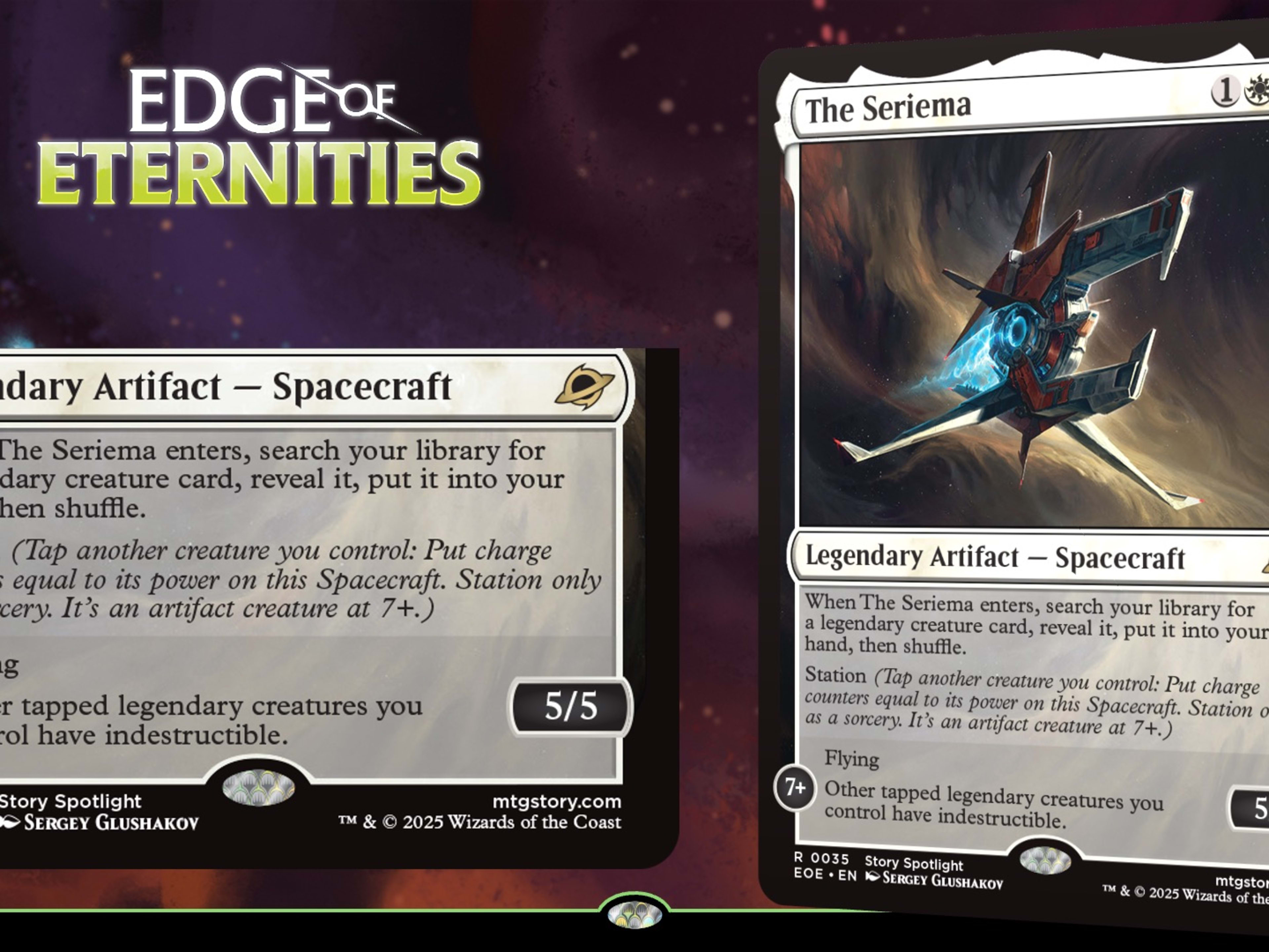 Legendary vehicles can be your commander in MTG Edge of Eternities ...