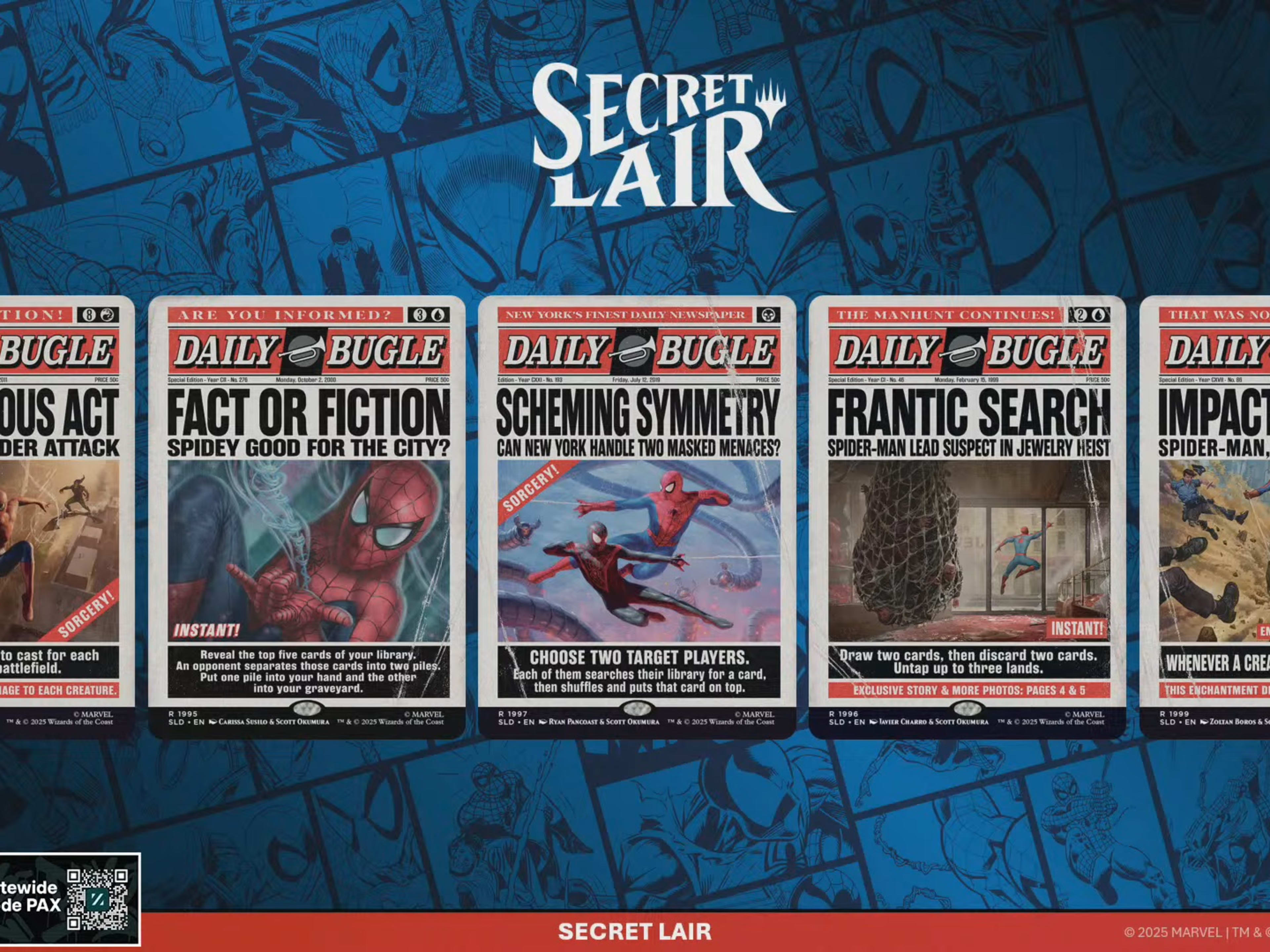 Multiple Spider-Man Villain Cards Revealed at Magic: The Gathering's ...