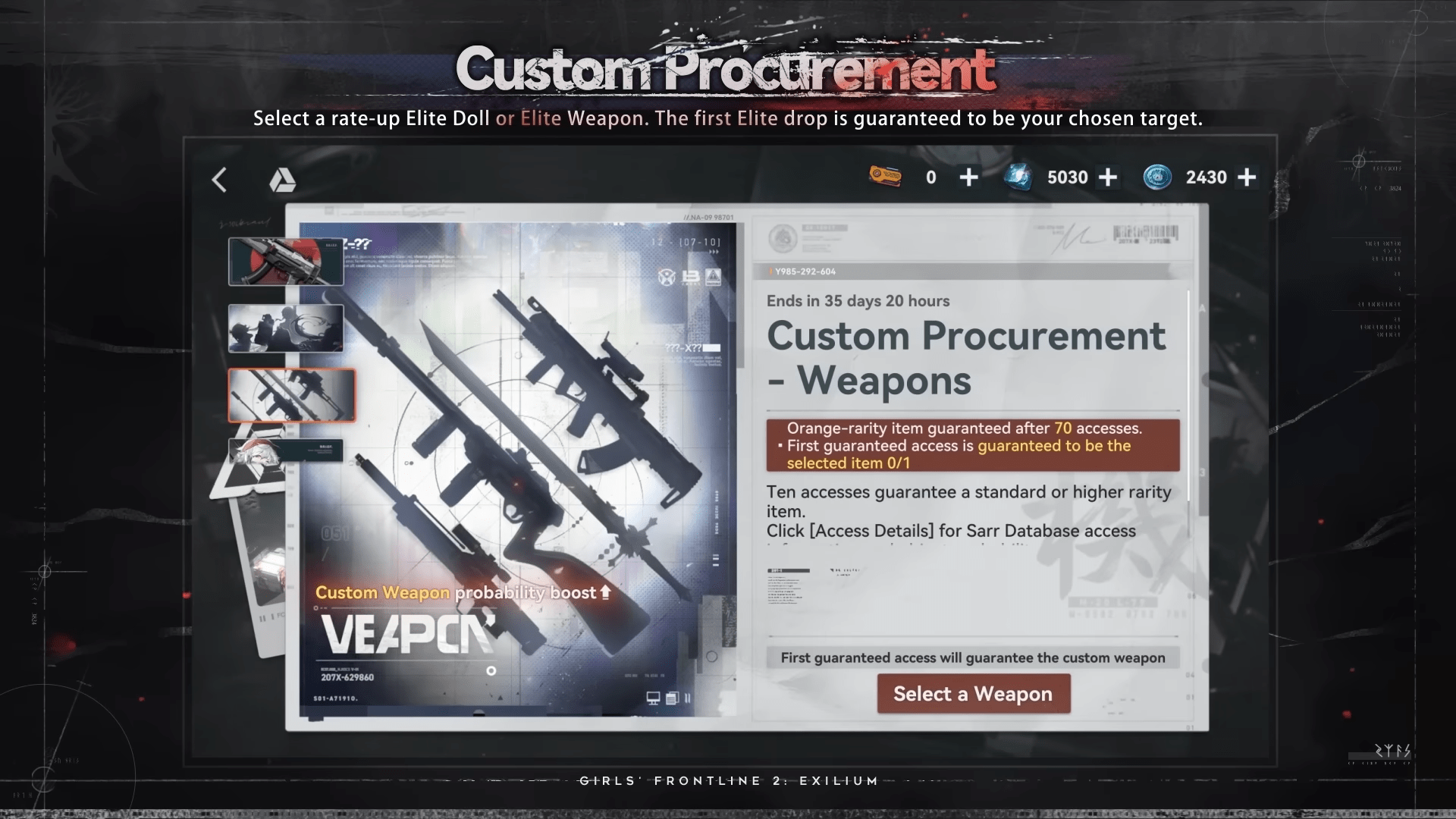 Girls' Frontline 2: Exilium - Mimisbrunner's Loop: Event Details ...