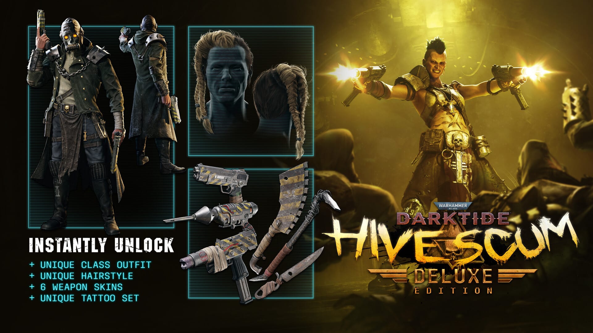 Warhammer 40,000: Darktide Reveals The Hive Scum As Its Sixth Playable ...