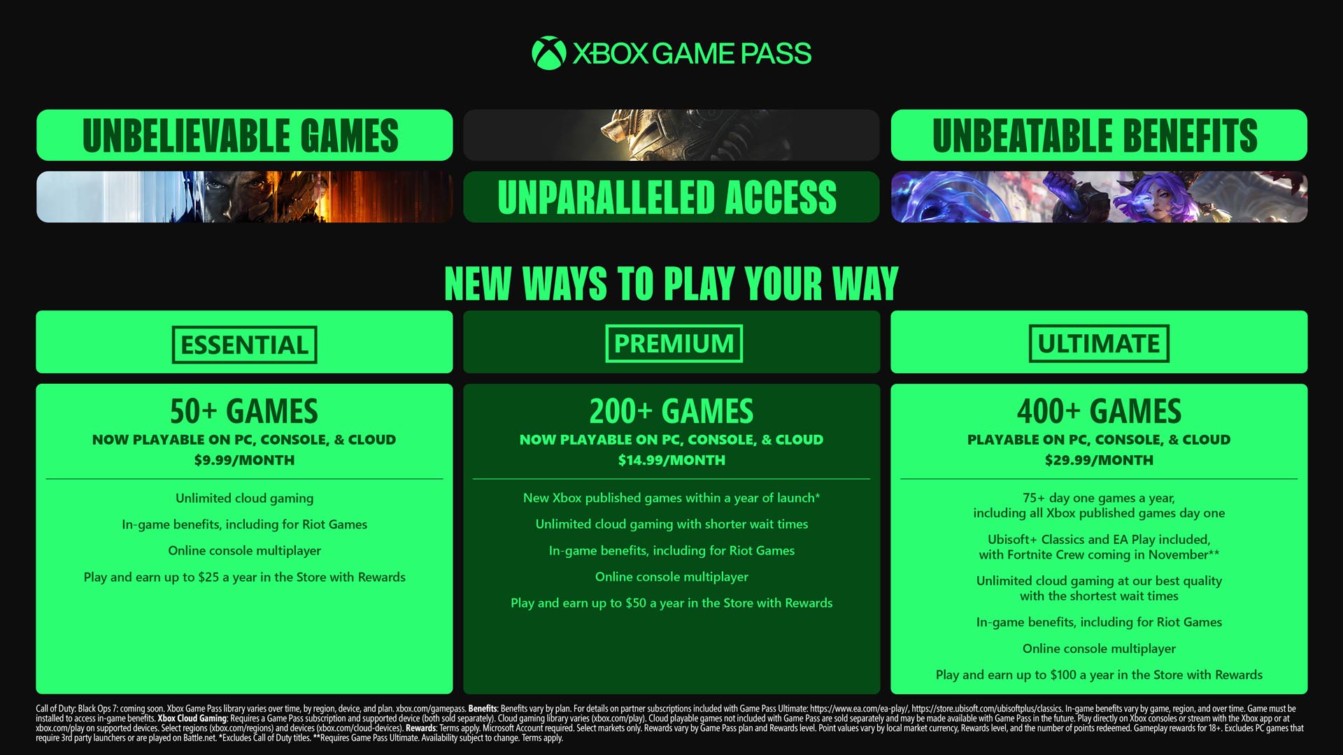 Xbox Game Pass 2025: Essential, Premium, and Ultimate Plans Detailed - GameDaily