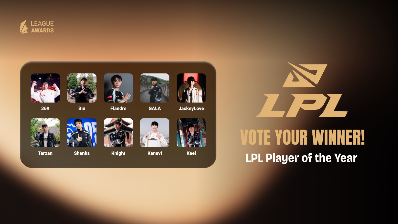 Tarzan Wins LPL Player of the Year at League Awards 2025 - GameDaily